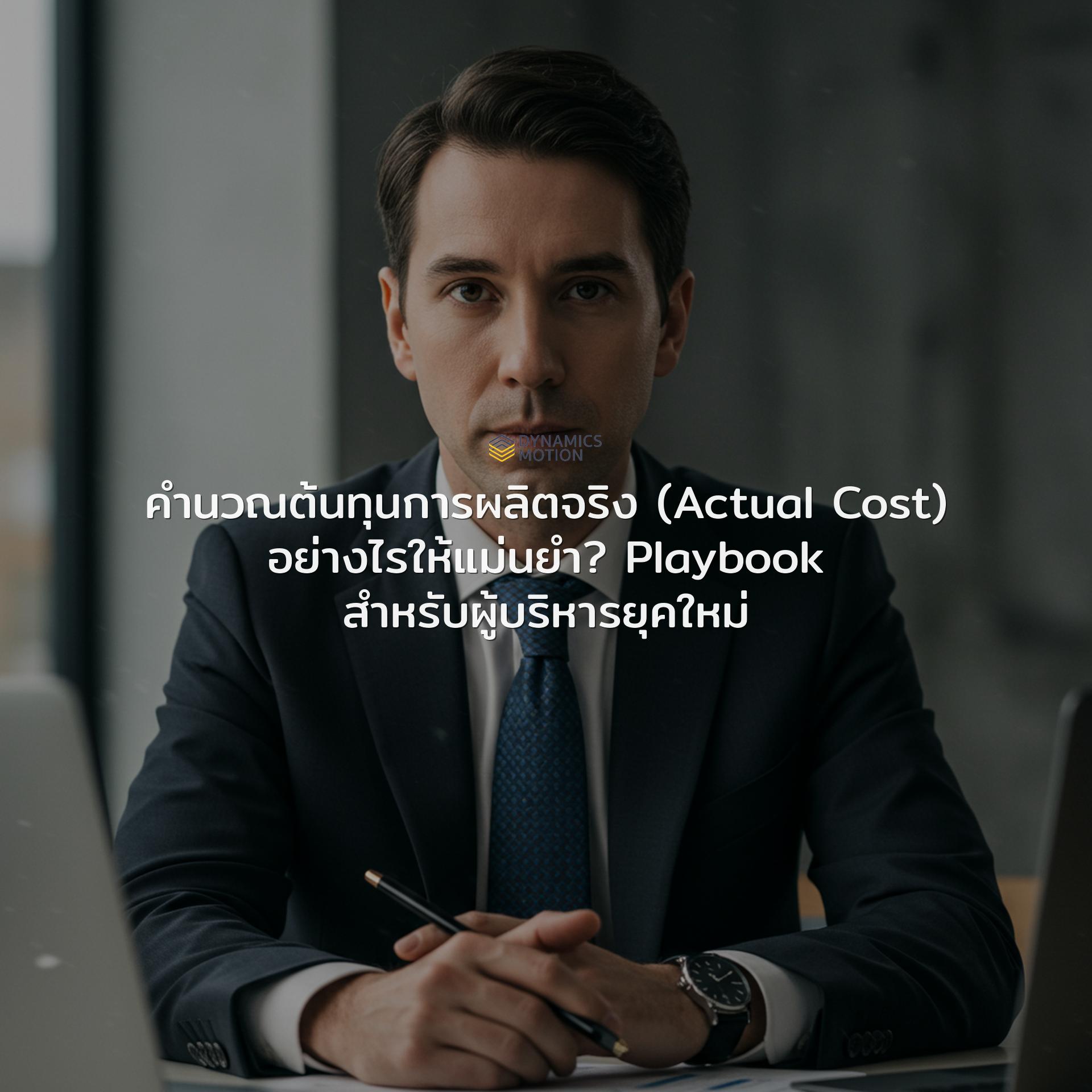 คำนวณต้นทุนการผลิตจริง (Actual Cost) ด้วย ERP | Motion