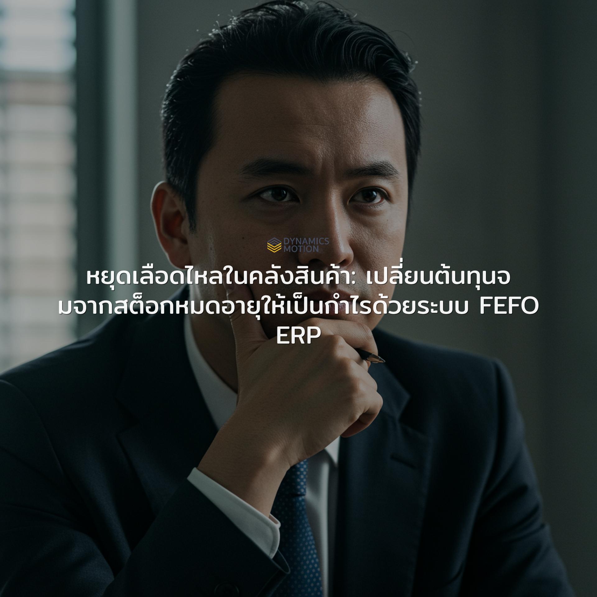 จัดการสต็อก FEFO ด้วย ERP | ลดสินค้าหมดอายุ เพิ่มกำไร